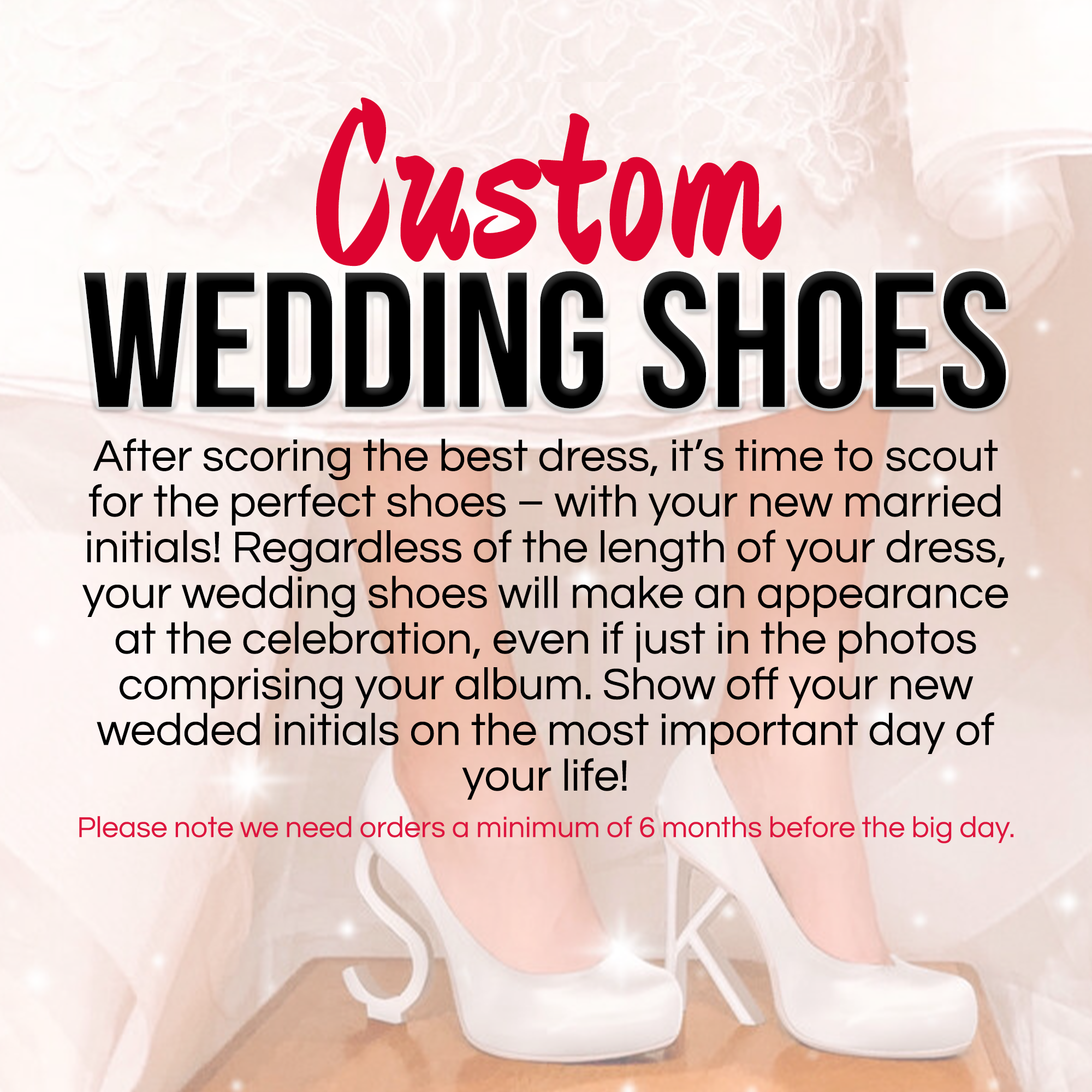 WEDDING SHOE REQUEST – KiraKira Couture